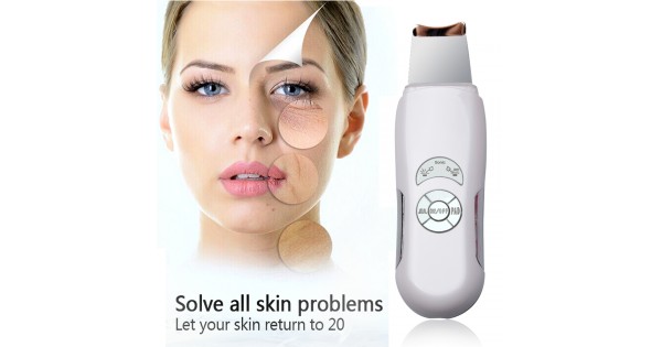 2016 Deeply ultrasonic face skin cleaner device blackhead removal ...